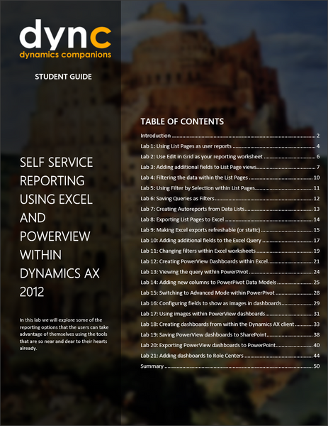 WG.14.AX2012.1.LAB.PDF: Self Service Reporting Using Excel and PowerVi – Blind Squirrel Publishing