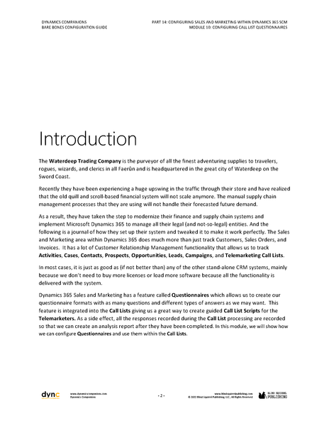 BBCG.14.10.D365.2.PDF: Configuring the Sales and Marketing within Dyna ...