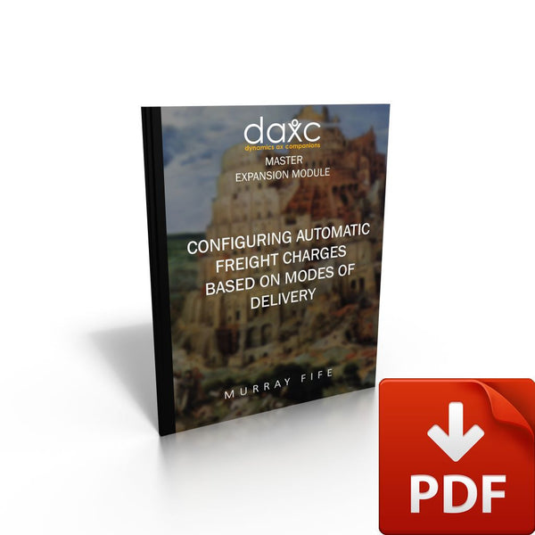 WG.01.AX2012.1.PDF: Configuring Automatic Freight Charges Based On Mod – Blind Squirrel Publishing