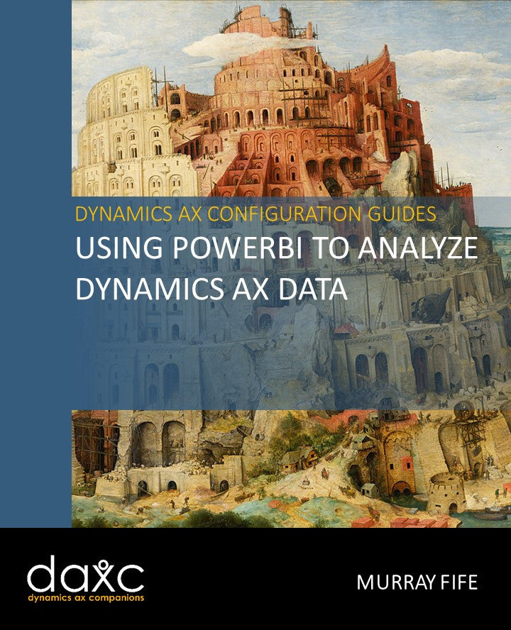 CB.06.AX2012.1: Using PowerBI to Analyze Dynamics AX Data (Digital) – Blind Squirrel Publishing